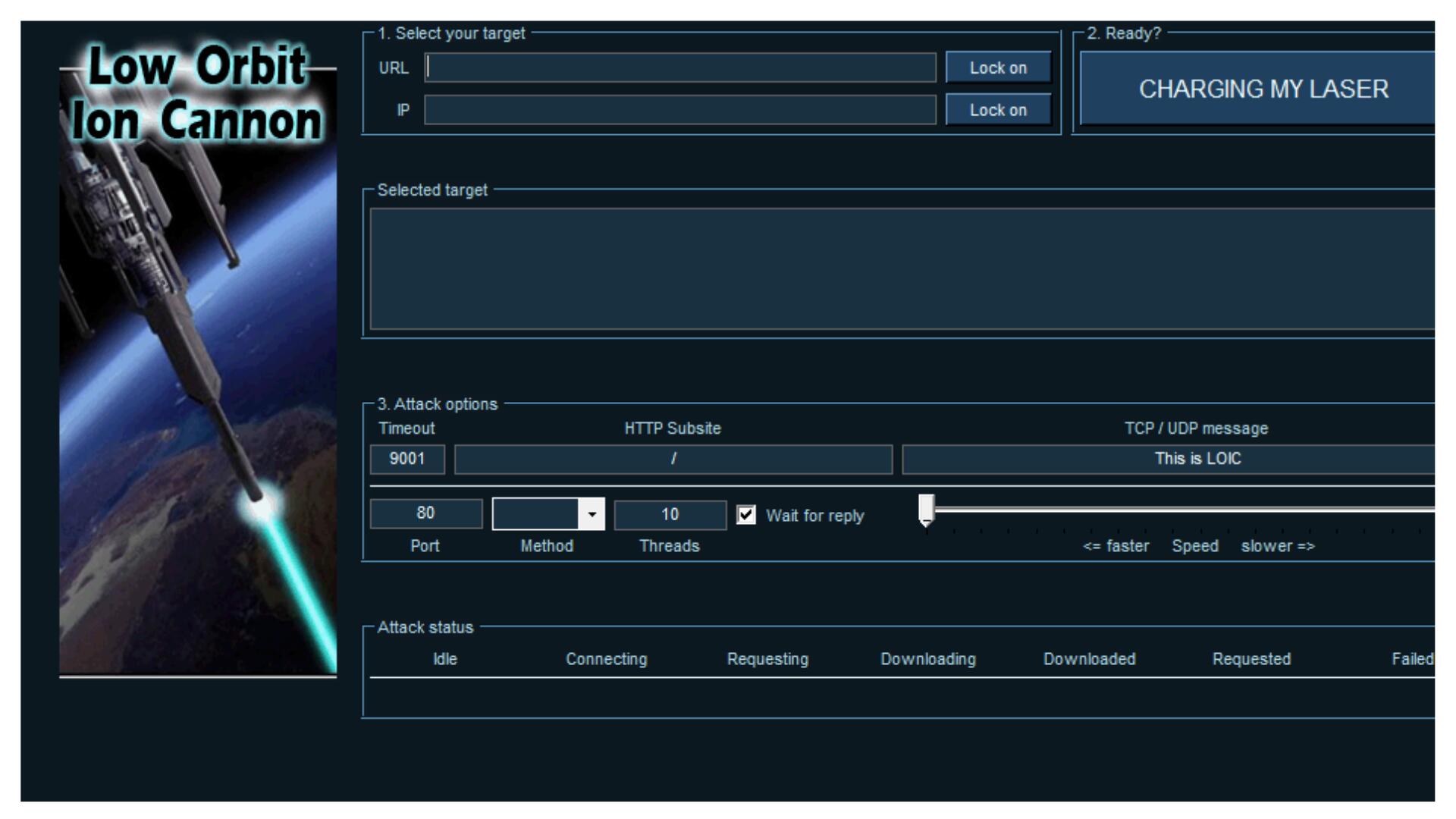 Low Orbit Ion Cannon Gif